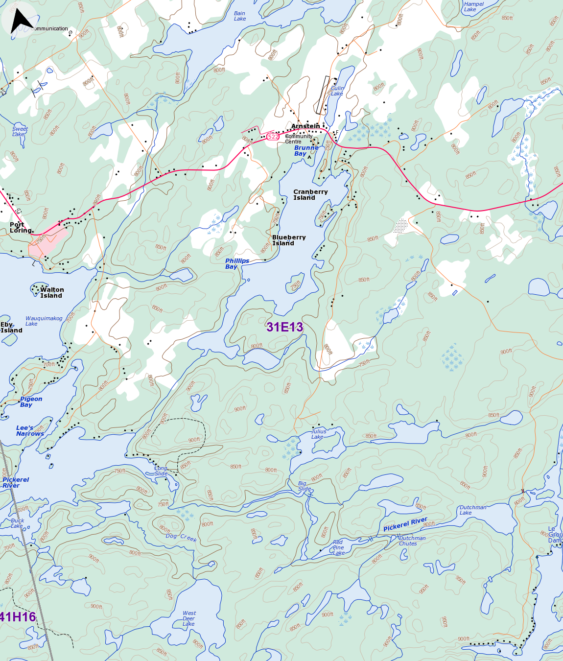 Fishing Maps Starting At Port Loring Ontario | THE WALTERS POST